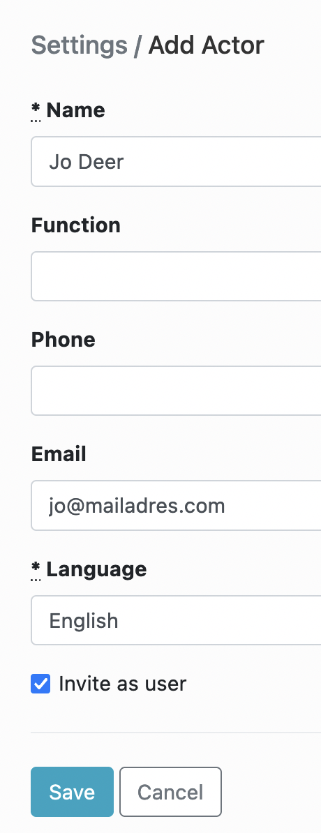 Create user and add roles – SmartTrackers